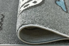 Dětský koberec Lima C263A světle šedý / krémový
