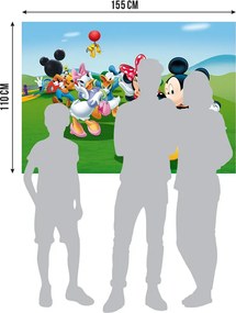 Dětská vliesová fototapeta na zed' Mickey Mouse a Přátelé, Disney | 155 x 110 cm | DFTDNM 5212
