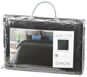 PŘEHOZ NA POSTEL DIMON 170X210 CM ČERNÝ