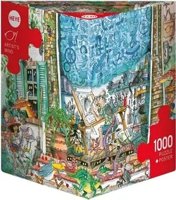 HEYE Puzzle Umělcova mysl / 1000 dílků / 50 x 70 cm