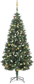 Umělý vánoční stromek s LED a sadou koulí 180 cm,  3077800 HangarStore.cz