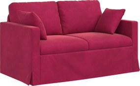 Set pohovek 2 ks Víno Červené samet 3407512