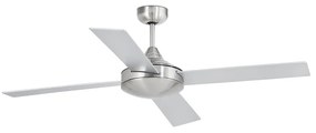 FARO MALLORCA 33292 51,2“ matný nikl/šedá/javor Reverzní stropní ventilátor