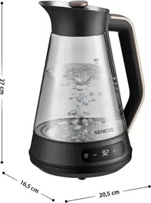 SENCOR SWK 1595BK černá / Rychlovarná konvice / 2150W / 35°C - 100°C /