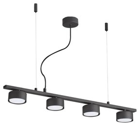 Ideal Lux - LED Lustr na lanku MINOR 4xGX53/9W/230V 75,5 cm černá