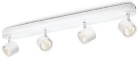 Led přisazené stropní svítidlo bodové philips star 56244/31/16 - bílá