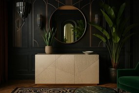 Komoda Stilig ST801 150 cm šampaňská/zlatá