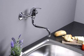 Aqualine, AQUALINE 35 nástěnná sprchová baterie, rozteč 100mm, chrom, 52156