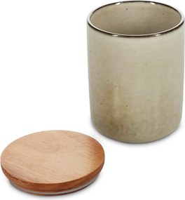 Kameninová dóza na potraviny Meridian – Salt&amp;Pepper