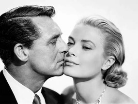 Umělecká fotografie Cary Grant And Grace Kelly, To Catch A Thief 1955 Directed By Alfred Hitchcock, (40 x 30 cm)