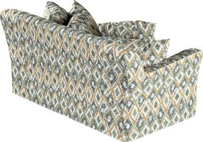 Potah na pohovku IKEA  Tomelilla 2-místná nerozkládací barva modrá látka pletený vzor, vzorované