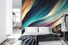Fototapeta Organic Lines As Abstract Wallpaper Background Design Omyvatelný vlies 104x70.5