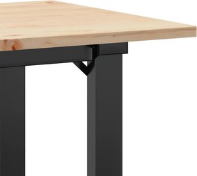 Konferenční stolek s O rámem 100x50x45 cm borové dřevo a ocel 3282666