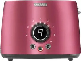 SENCOR STS 6054RD červená / Topinkovač / 1000W / 2 sloty
