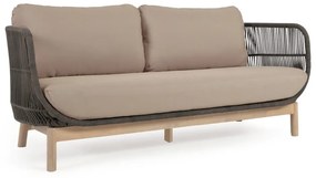 Khaki zahradní pohovka Kave Home Catalina