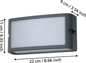 EG 900808 Venkovní nástěnné svítidlo CAMARDA 900808 - EGLO