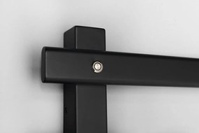 Sapho, ELCOR elektrický sušák ručníků 480x920x50mm, 128W, černá matná, EB460