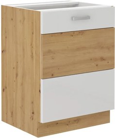 Kuchyňská skříňka Artisan 60 D 1F BB Barva dvířek bílá lesk