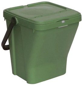 B2B Partner Plastový odpadkový koš na třídění odpadu ECOTOP II, zelená