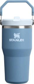 Šedomodrá termoska z nerezové oceli 600 ml IceFlow™ Flip Straw 2.0 Tumbler Indigo – Stanley