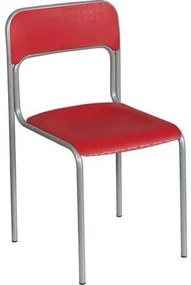 Nowy Styl  Plastová jídelní židle Cortina, červená
