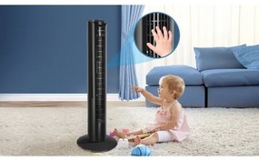 Aigostar - Sloupový ventilátor 45W/230V černá
