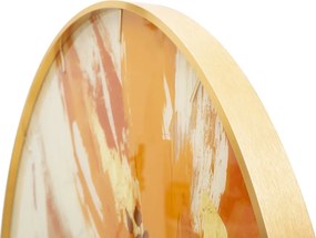 Nástěnné hodiny Glass Toply 80 cm vícebarevné/zlaté