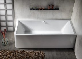 Polysan MARLENE CURVE R MONOLITH vana 175 x 75 x 63 cm obdélníková pravá 72034MCR