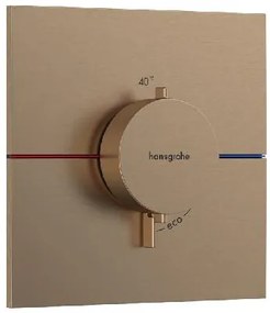 Hansgrohe ShowerSelect Comfort - Termostatická baterie pod omítku, kartáčovaný bronz 15574140