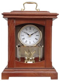 Dřevěné melodické stolní hodiny JVD HS3007.1 (s točitými ročkami)
