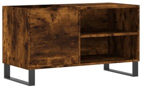 vidaXL Skříňka na LP desky kouřový dub 85x38x48 cm kompozitní dřevo