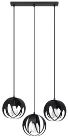 Sollux Lighting Závěsné svítidlo TULOS 3L Černá