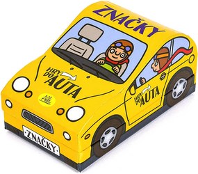 ALBI Hry do auta pro 1 hráče Značky / Kvízy / Bingo 3 druhy alj72