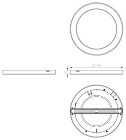 GLOBO LASSE 12379-18W Stropní svítidlo