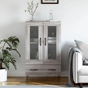 vidaXL Skříň highboard 69,5 x 31 x 115 cm kompozitní dřevo [828292] Barva: šedá sonoma