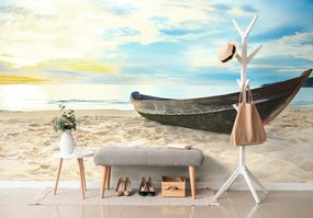 Samolepící fototapeta panorama nádherné pláže - 225x150 cm