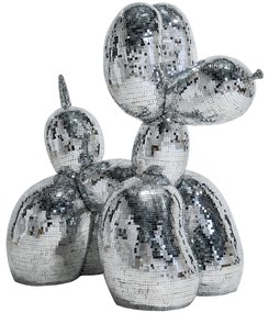OnaDnes -20% Stříbrná dekorativní soška Richmond Dog 124 cm