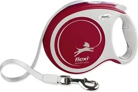 FLEXI Vodítko Comfort Plus páska červená / velikost L / 8 m / do 50 kg
