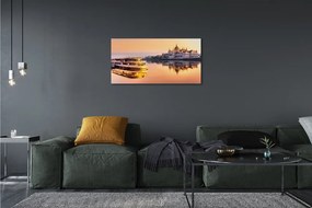 Obrazy na plátně West mořská loď 100x50 cm