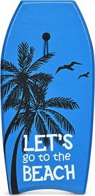 Costway Bodyboard lehké plavecké prkno na pláž pro děti a dospělé 106 cm modré