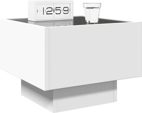 Noční stolek s Infinity LED bílý 40 x 40 x 30 cm 3284063