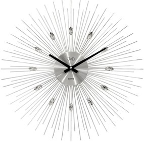 JVD Designové paprskovité skleněné-kovové hodiny JVD HT431.1