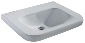 Ideal Standard Contour 21 - Umyvadlo bezbariérové 65x56 cm, bez otvoru pro baterii, bez přepadu, bílá S253401