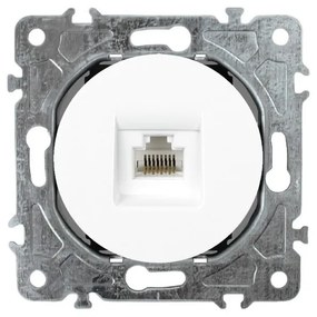 Elhard Datová zásuvka Rondo RJ45, bílá RD2021W