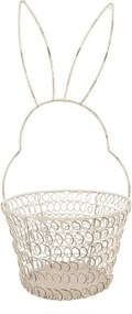 Kovový košík "Zajíček" - 34 cm