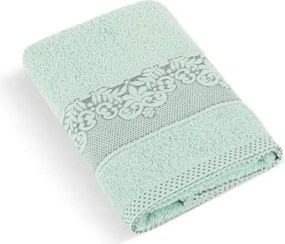 Bellatex Froté ručník a osuška kolekce Orchidea světlá zelená rozměr 50x100 cm
