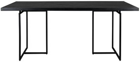 Černý dřevěný jídelní stůl DUTCHBONE Class 220 x 90 cm