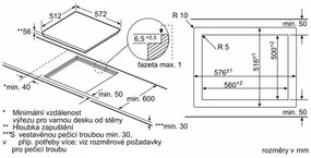 Siemens EX601LXC1E Indukční varná deska