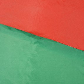 HOMCOM Nafukovací brána s Santa Clausem a sněhulákem, LED osvětlení, integrovaný ventilátor, 198 x 80 x 245 cm