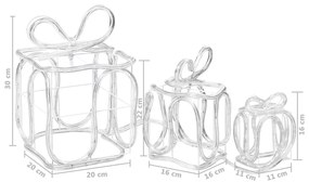 vidaXL Vánoční dekorativní dárečky 180 LED vnitřní i vnější dekorace